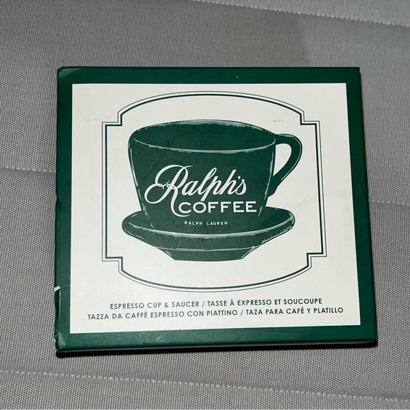 Ralph Lauren | Dining | Ralphs Coffee Espresso Cup Saucer | Poshmark